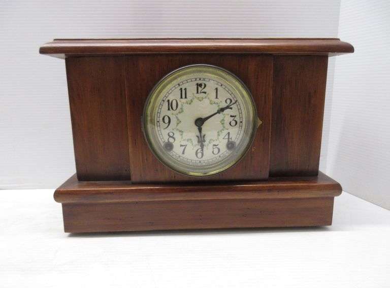 Sessions 8-Day Clock, for parts, repair no weight, missing key and back ...