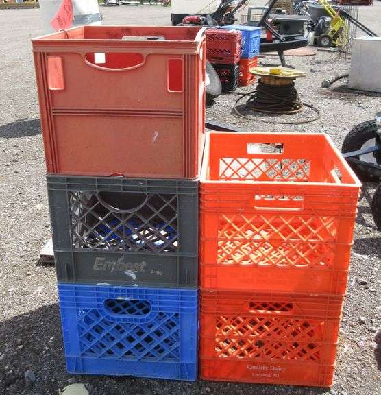 (5) Milk crates - Albrecht Auction Service