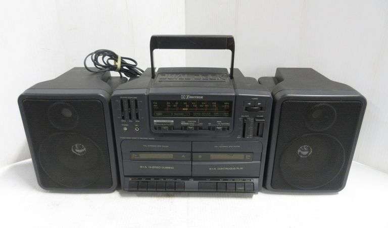 Boom Box and Tape Player - Albrecht Auction Service