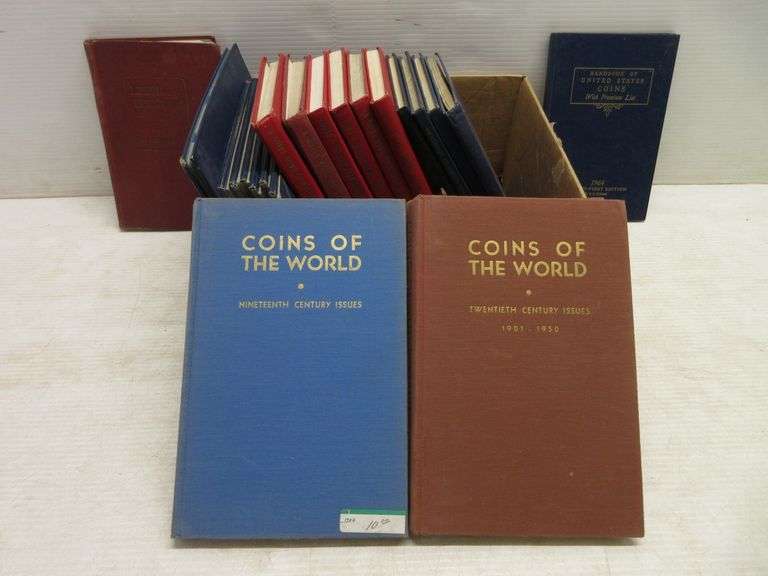 (14) Coin guide books, the 1950's-1970's; (7) Older empty whitman coin ...