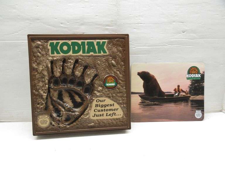 (2) Kodiak Signs, up to 16"W - Albrecht Auction Service