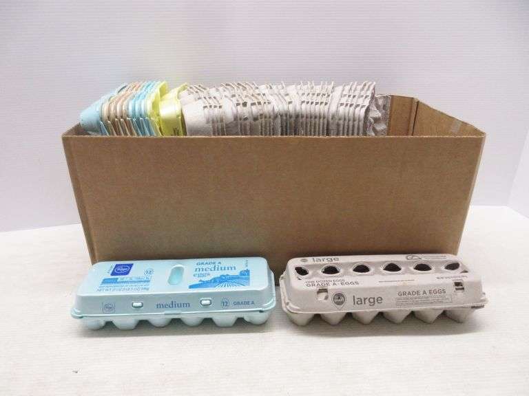 (40) Egg Cartons, used - Albrecht Auction Service