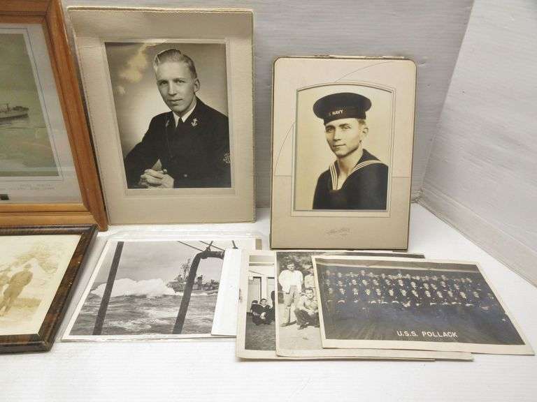 (2) American Legion Uniforms, Medical Dept. 119 Picture, USS Pollack ...