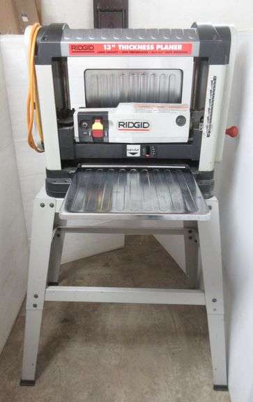 Ridgid 13" Thickness Planer, large capacity with stand - Albrecht ...