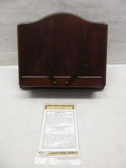 Thomas Pacconi classic table top display, 14"W, NOS - Albrecht Auction ...