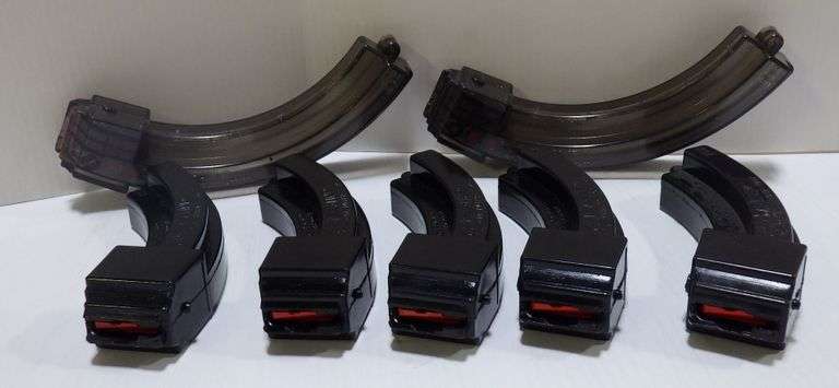 (7) Ruger 10/22 high capacity magazines, .22 LR - Albrecht Auction Service