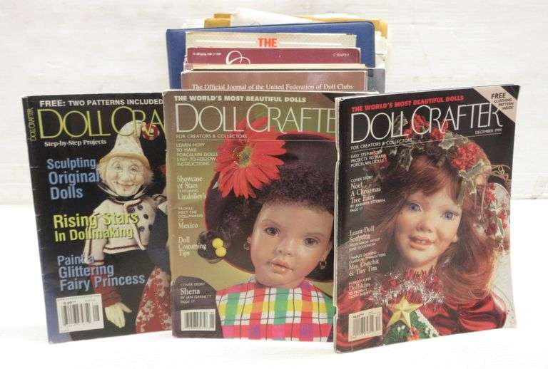 (52) China doll dress patterns, (11) Doll books with patterns, (5) Doll ...