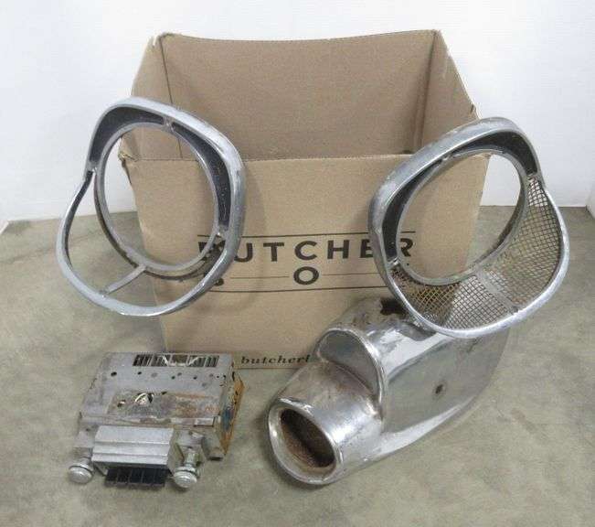 1957 Chevrolet Bel Air parts, includes: Radio, Headlight bezels ...