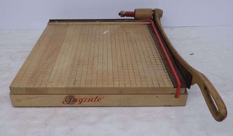 Large Ingento Commercial Paper Cutter, 16 1/4"W x 16 1/2"D x 2 1/2"H ...