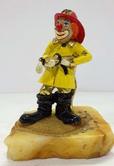 Rare Ron Lee Fireman Sculpture, 7"H, in excellent condition - Albrecht ...