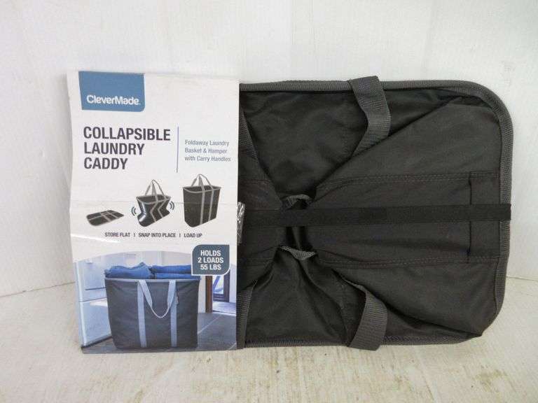 Collapsable laundry caddy by Clever Made, loads up to 55 lbs., new ...