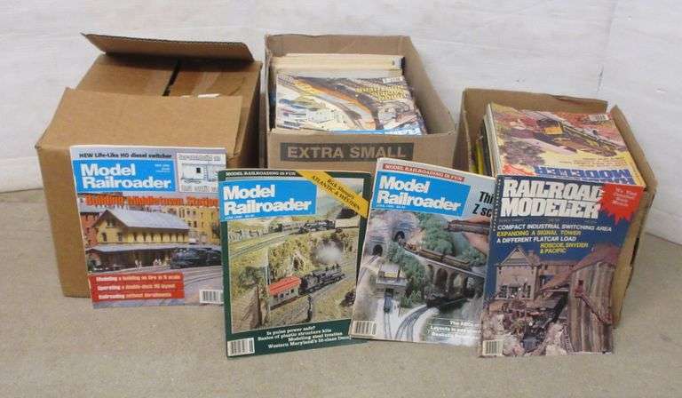 Over (180) Model Railroad and Railroad Model Craftsman Magazines, from ...