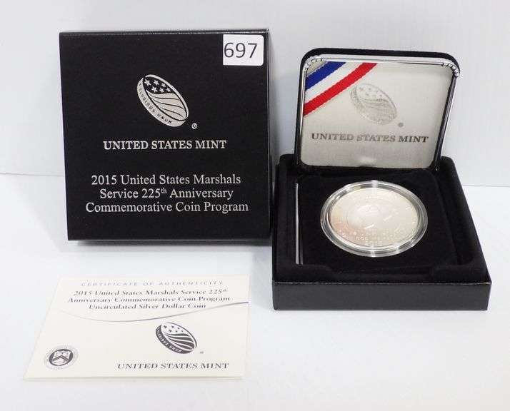 2015-P US mint US Marshals Service 225th Anniversary commemorative ...