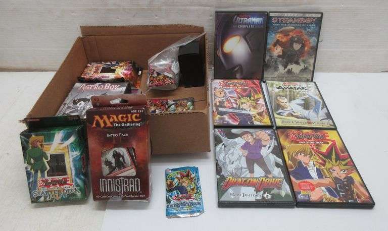 Anime movies, includes; Yu-Gi-Oh, Dragon Drive, Avatar, Steamboy ...