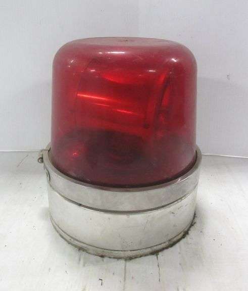 12V Emergency light, 10"H, works - Albrecht Auction Service