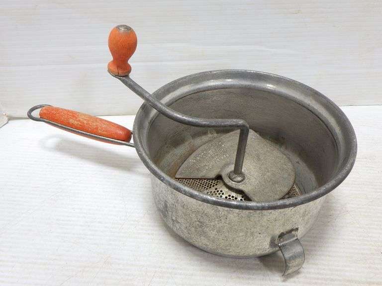 Older Masher red handle Foley Food Mill Foley MFG Co. MPLS. MINN. PAT ...