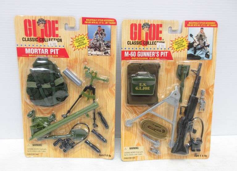 (2) GI Joe mission gear kits - Albrecht Auction Service