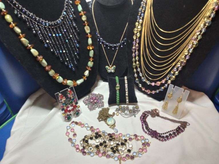 (3) Joan Rivers necklaces, includes: 1- Givenchy, 1- Swarovski and an ...