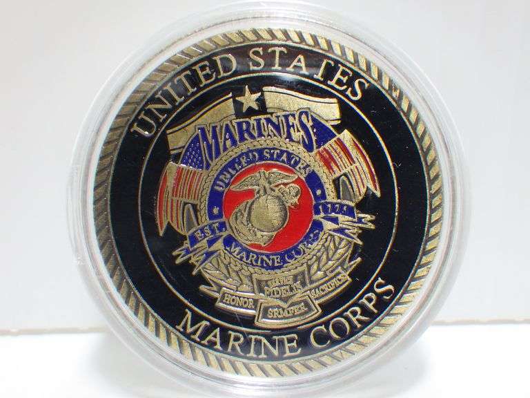 US Marine Corps, "Release the Dog of War," Challenge coin, new ...