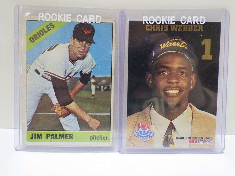 (10) Sports Star rookie cards, include: Jim Palmer, Steve Nash, Ken ...