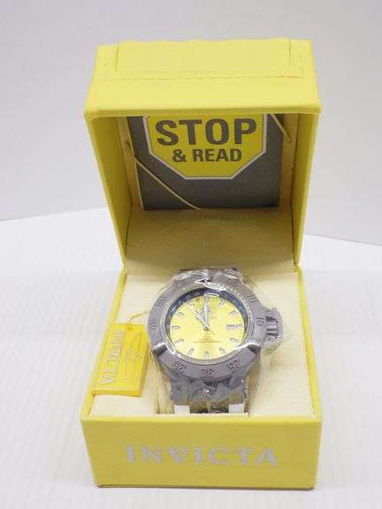 Invicta Men's Subaqua Noma III, limited edition watch, yellow dial with ...