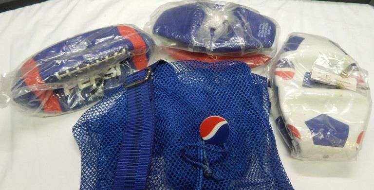 Sealed 1995 Nothing Else Is A Pepsi stuff points promo sports balls ...