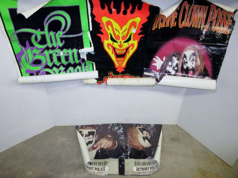 (4) Insane Clown Posse posters, used, some rips/tears - Albrecht ...