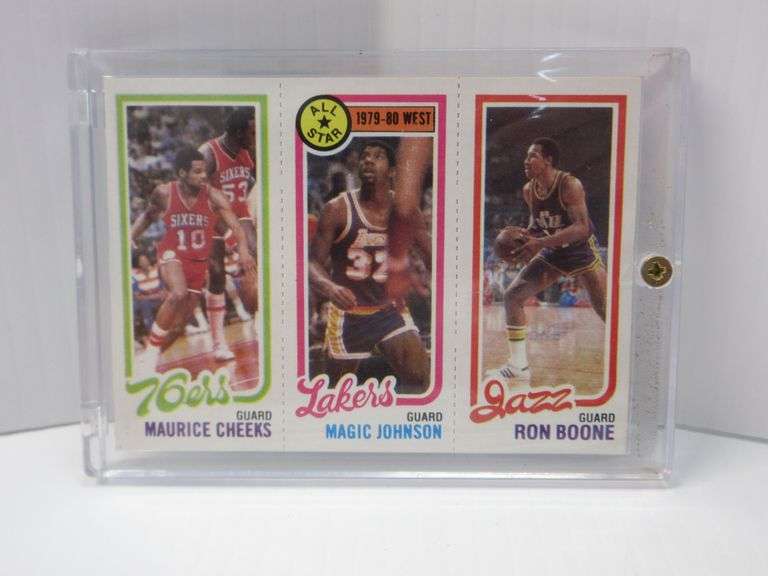 Magic Johnson rookie basketball card - Albrecht Auction Service