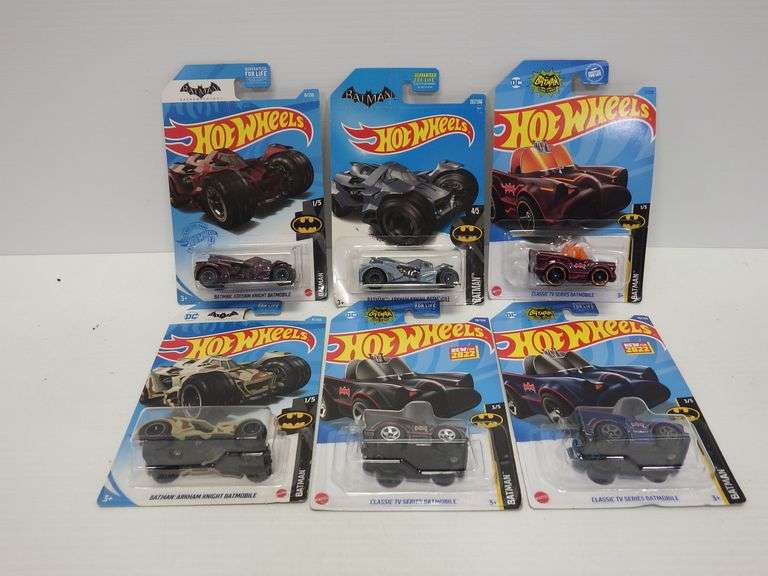 Hot Wheels Classic TV Series Batmobile, 3 variations; Batman: Arkham ...