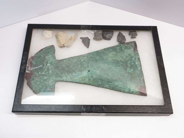 1000 BC to 1000 AD woodland era Native American copper artifact and (8 ...