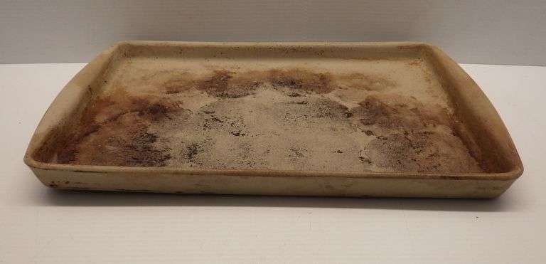 Pampered Chef family heritage stoneware classic collection bar pan, 17 ...