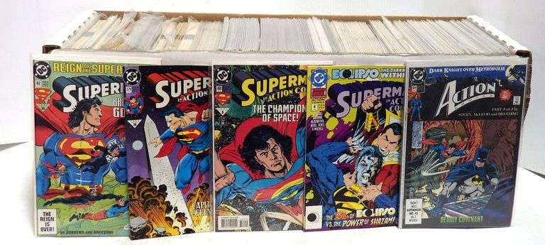 (273) Comic books, all "Superman" by DC, mostly late 1980's to 1990's ...