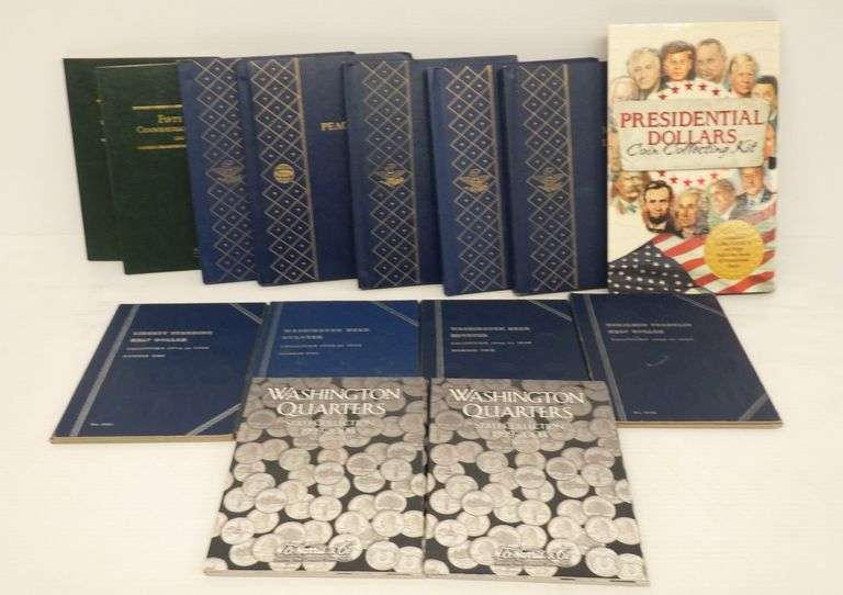 (14) Various coin collecting books, includes: Washington Quarters ...