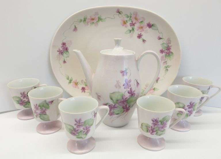 Mankenhammer Germany floss Bavarian china coffee/chocolate set, include ...