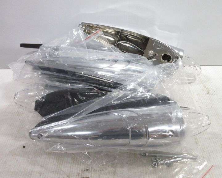 5 Chrome Torpedo Cab Marker Roof Semi Truck Led Lights Fits Volvo Mack International