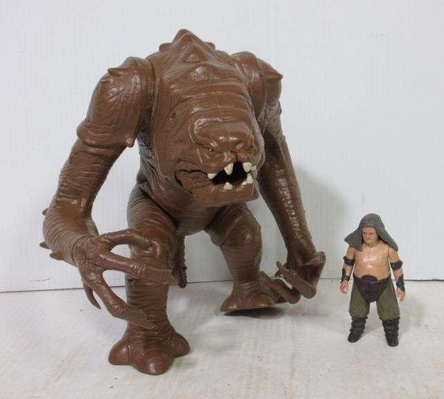 Original 1984 Star Wars return of the jedi rancor and rancor keeper ...