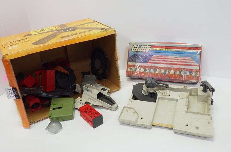 Original Gi Joe action figures, include: Weapons, collectors case, and ...