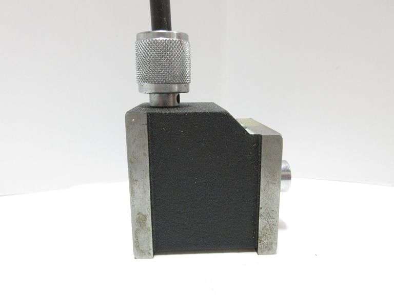 Starrett No. 657 magnetic, adjustable indicator base, and Starrett ...