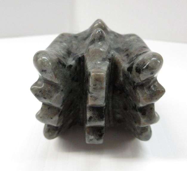 Carved YooperLite "flamestone" dragon skull, 4"L, great - Albrecht ...