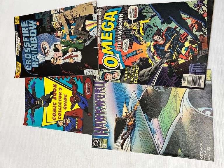 (38) Comic Books, includes: Marvel, Limited Edition Comic Book Guide ...