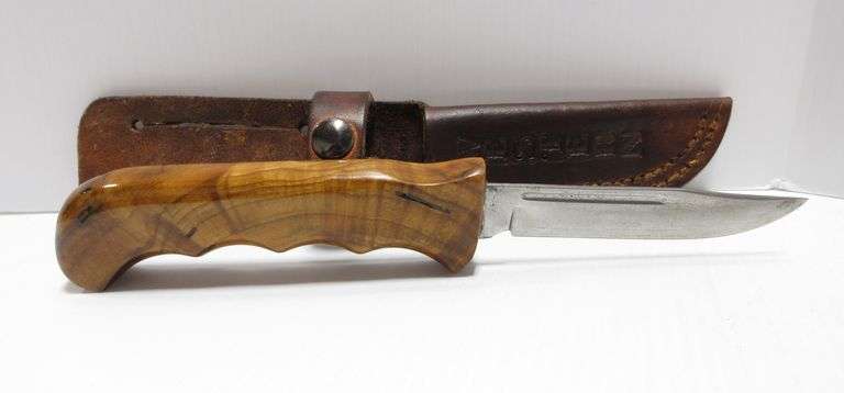 Western USA L48 knife, overall- 9 7/8"L, like new - Albrecht Auction ...