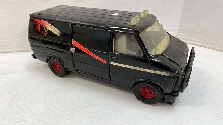 Ghostbusters toy car; 1990 Ghostbusters Sweeper vehicle; The A-Team van ...