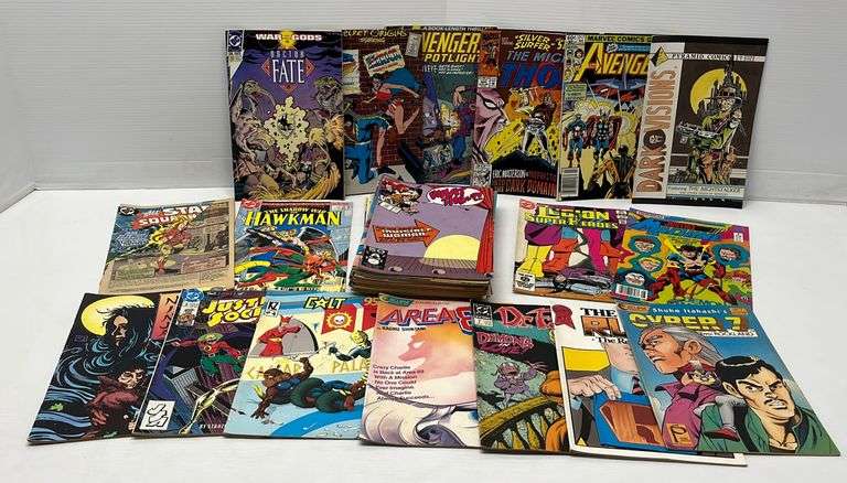 (38) Comic Books, includes: Marvel, Limited Edition Comic Book Guide ...