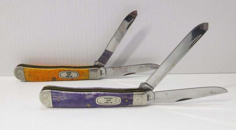 Case XX limited edition trapper knife with date plate, Pattern No. 6254 ...