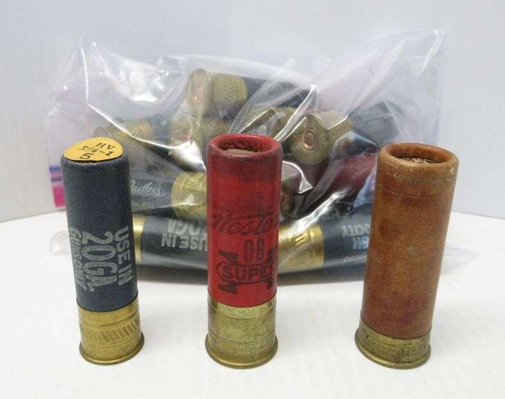 (19) Antique shotgun shells - Albrecht Auction Service