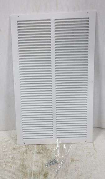 Steel white return air grill vent cover for sidewall and ceiling, Outer ...