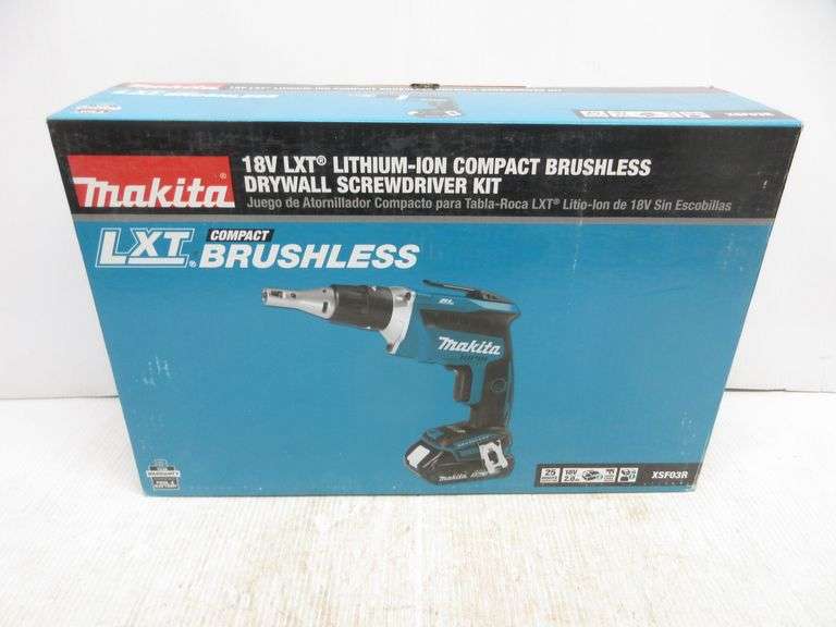 Makita XSF03R 18V compact cordless drywall screwdriver kit, NIB ...