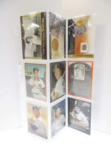 (9) Al Kaline baseball cards, all different - Albrecht Auction Service