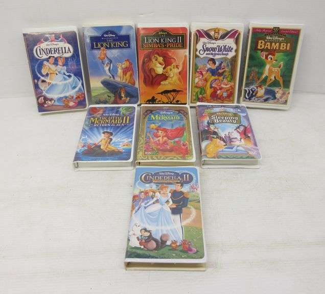 Disney VHS, includes: Cinderella 5265, Cinderella II 22026, The Little ...