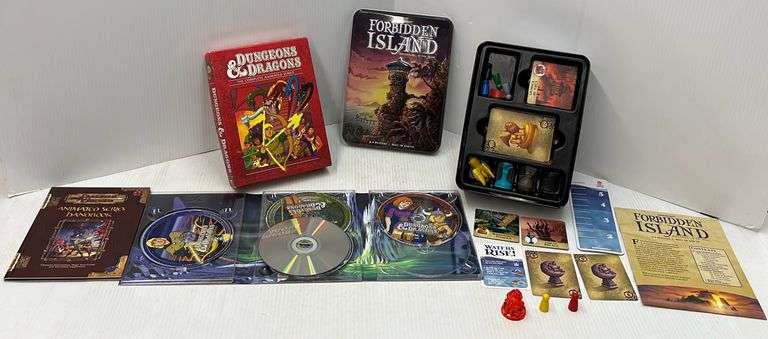 Dungeons & Dragons complete animated series, and Forbidden Island game ...